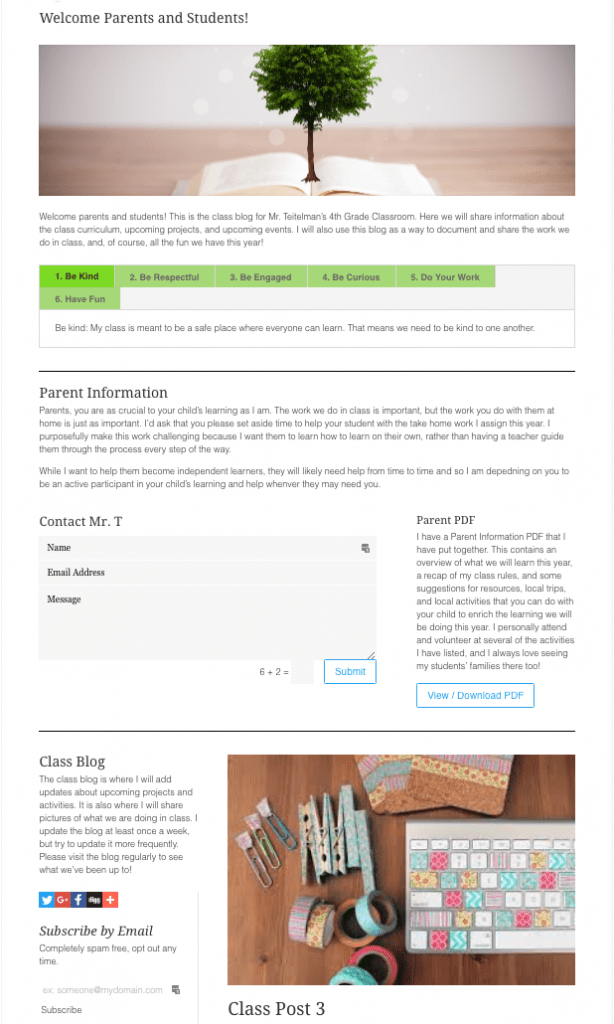 Creating And Customizing Your Home Page | CampusPress