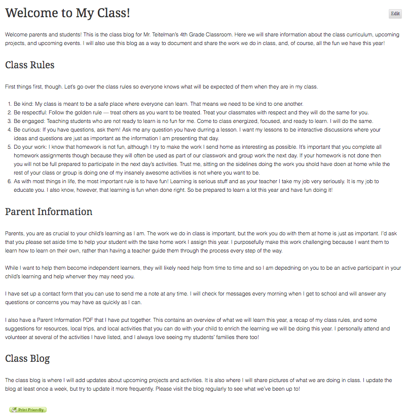 Creating And Customizing Your Home Page | CampusPress