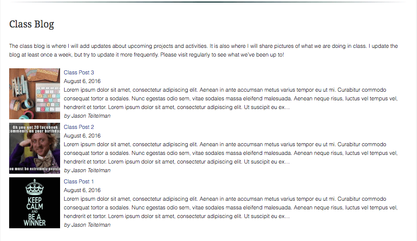 Creating And Customizing Your Home Page | CampusPress
